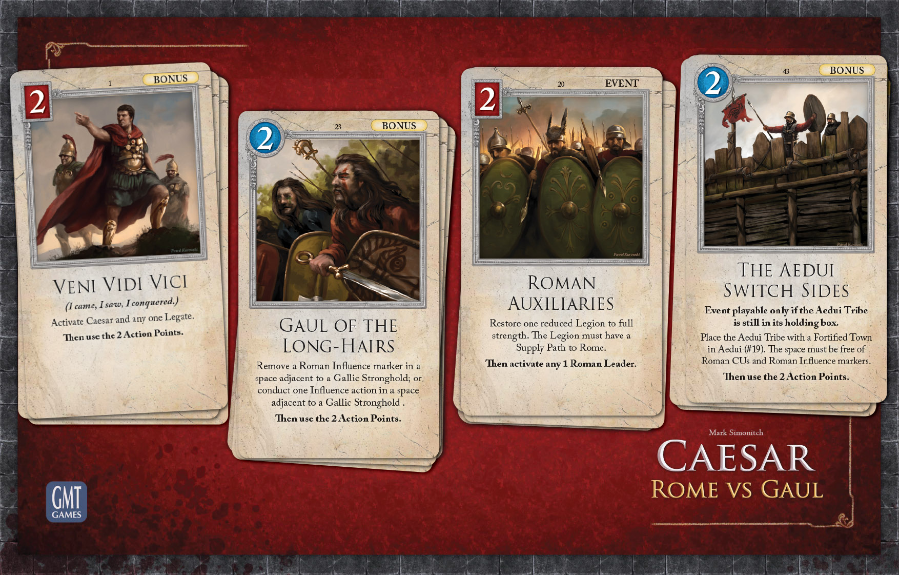GMT Games - Caesar: Rome vs. Gaul 2nd Edition